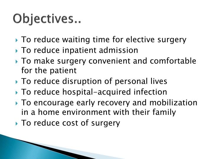 PPT - DAYCARE SURGERY PowerPoint Presentation - ID:3475461