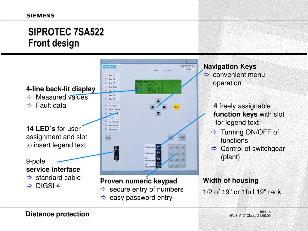 PPT - Productmanager Distance Protection Michael Claus EV S V 13 ...