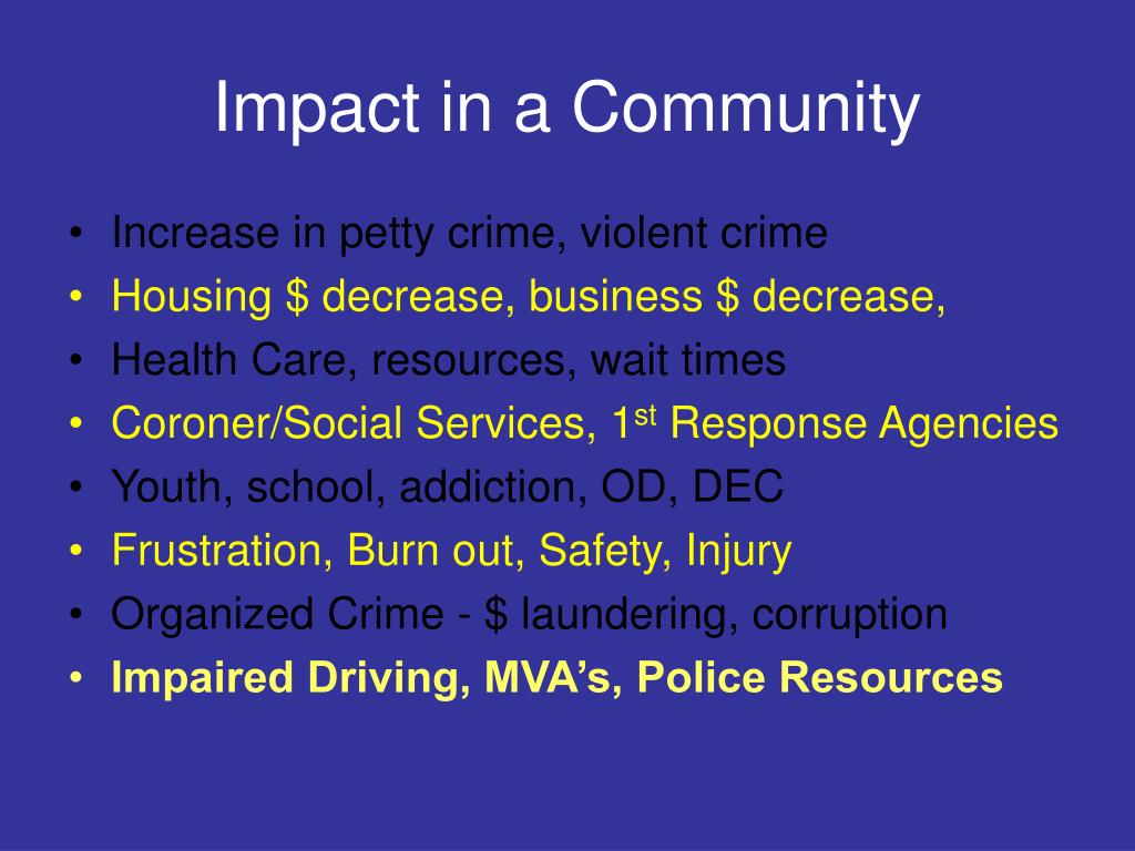 PPT - Royal Canadian Mounted Police Drugs & Organized Crime Awareness ...