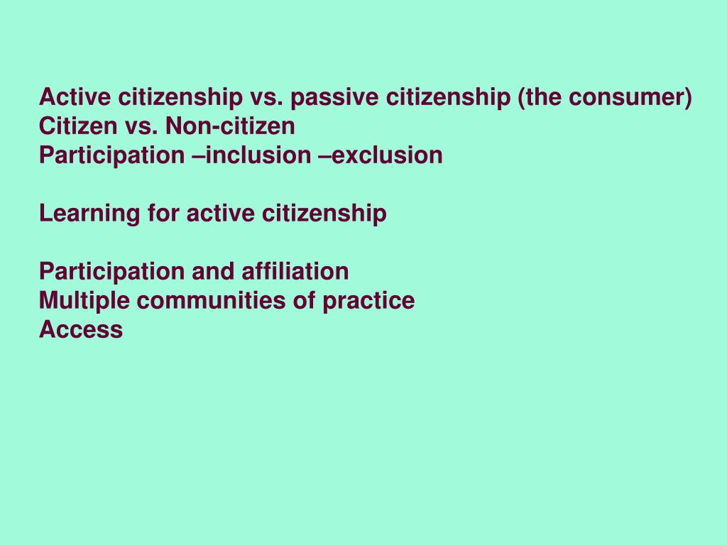 PPT - ” Insegnare, imparare, praticare la cittadinanza in Europa” 15 ...