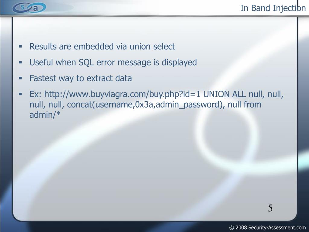 Ppt Time Based Sql Injection Powerpoint Presentation Free Download