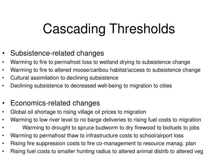 PPT - Cascading Thresholds PowerPoint Presentation, free download - ID ...