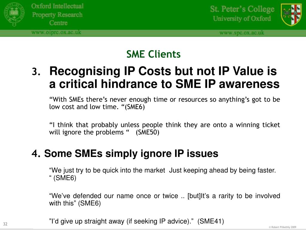 PPT - Intellectual Property Awareness & SMEs UK IP Awareness Survey ...