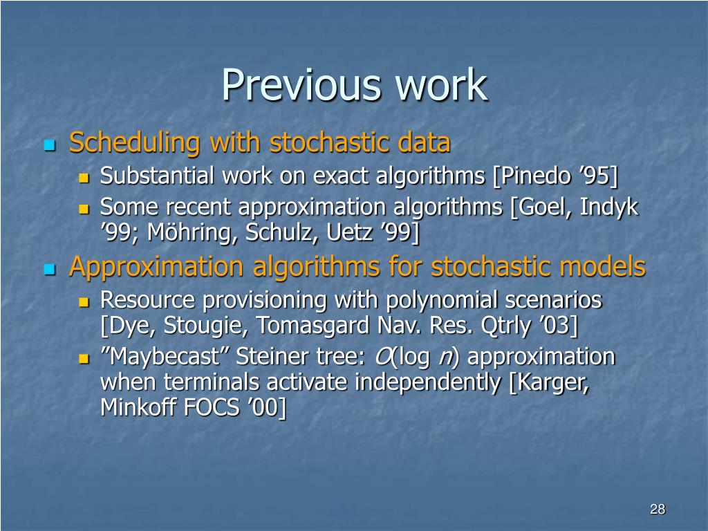 Ppt Approximation Algorithms For Stochastic Combinatorial Optimization Powerpoint Presentation