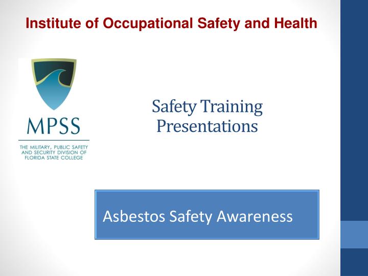 PPT - Safety Training Presentations PowerPoint Presentation, free ...