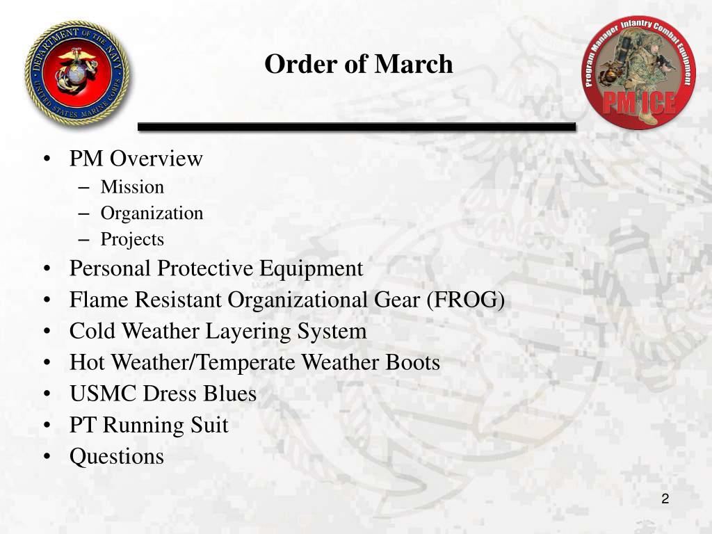 PPT - Louis Curcio Infantry Combat Equipment, Marine Corps Systems ...
