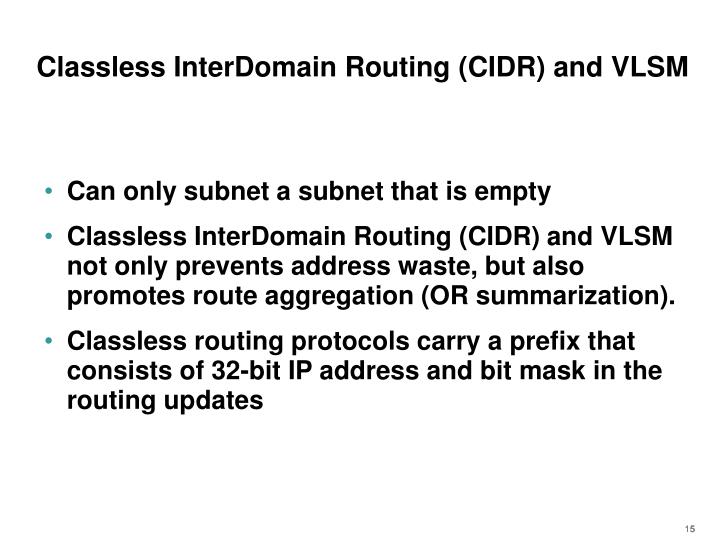 PPT - What Is VLSM and Why Is It Used? PowerPoint Presentation - ID:3477435