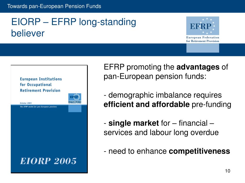 PPT - Pan-European Pension Funds the road lies open PowerPoint ...