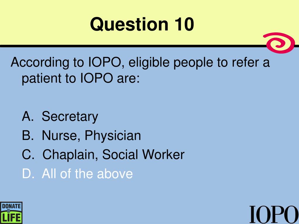 PPT - IOPO Indiana Organ Procurement Organization PowerPoint ...