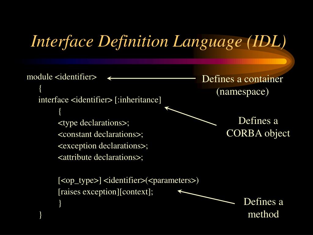 Ppt Common Object Request Broker Architecture Corba Powerpoint