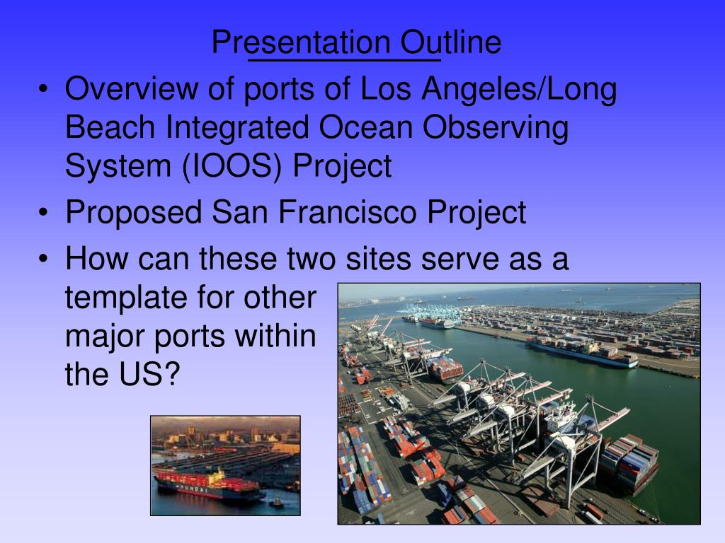 PPT - Integrated Ocean Observing System (IOOS) Demonstration Project ...