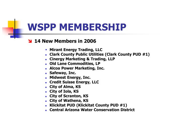 PPT - WSPP MEMBERSHIP PowerPoint Presentation, free download - ID:3478175
