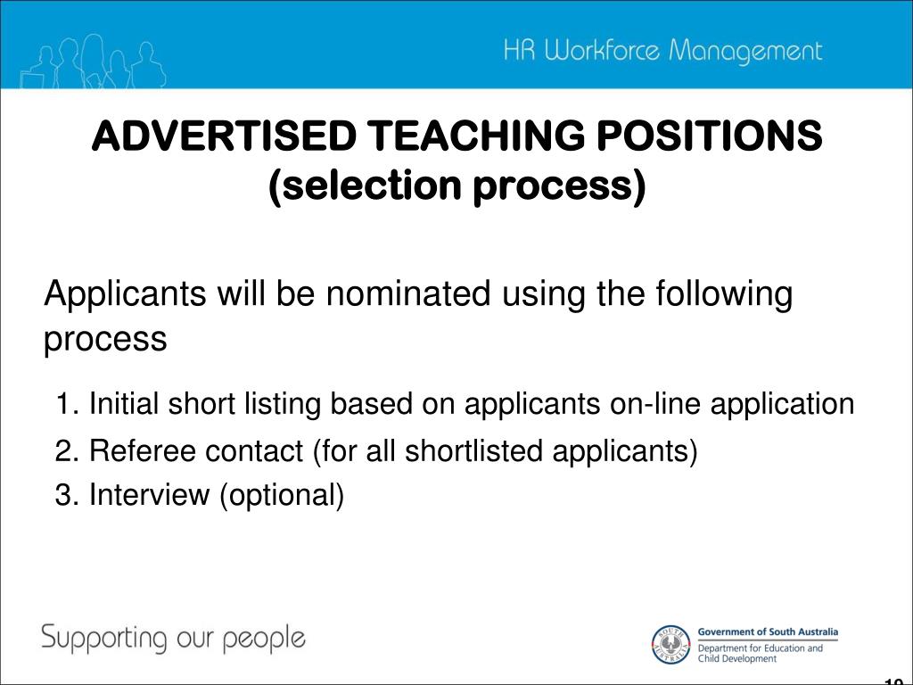 PPT - Teacher Recruitment & Selection Policy Teacher Information ...