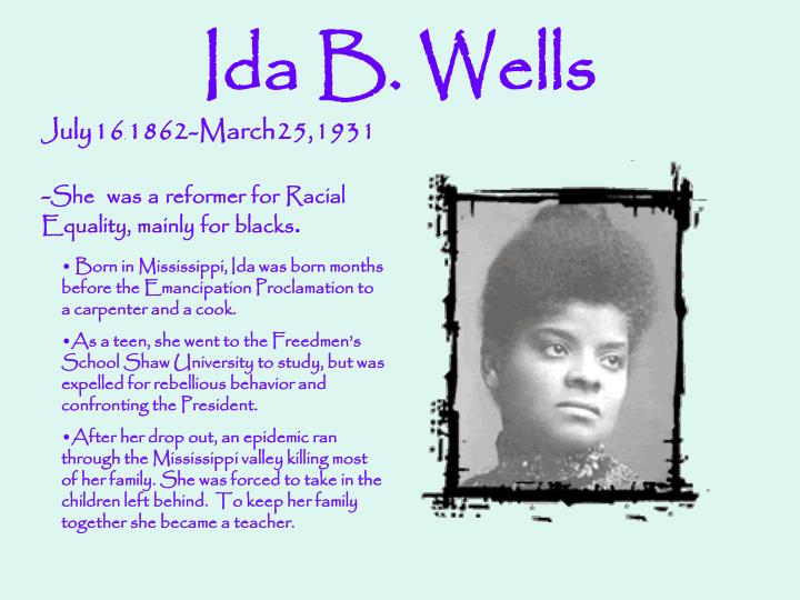 PPT - Ida B. Wells PowerPoint Presentation, free download - ID:3478931