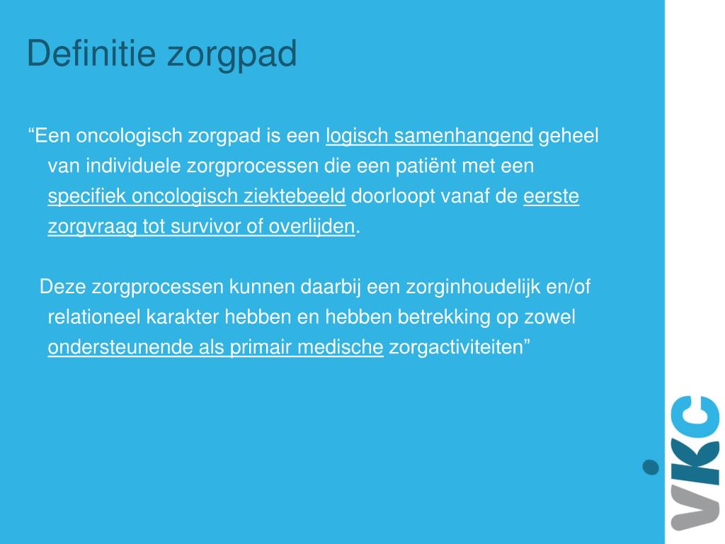PPT - Integrale Oncologische Zorgpaden PowerPoint Presentation, free ...