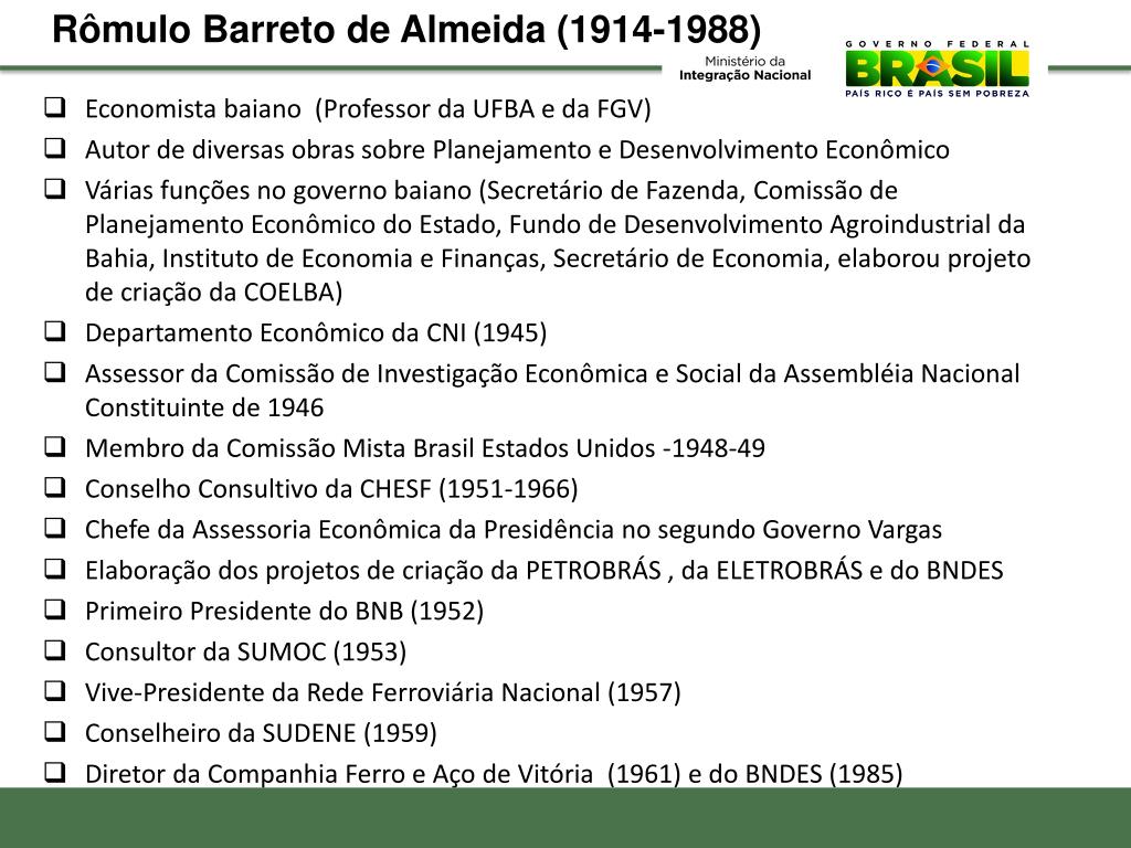 PPT - Politica Nacional de Desenvolvimento Regional PNDR PowerPoint ...