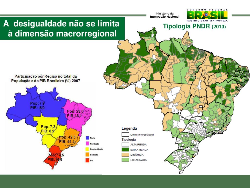 PPT - Politica Nacional de Desenvolvimento Regional PNDR PowerPoint ...