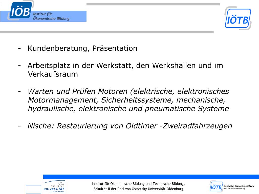 PPT - Annika Ulbrich, Jessica Eichmann, Hilke Wehmhörner, Klaas Krieger ...