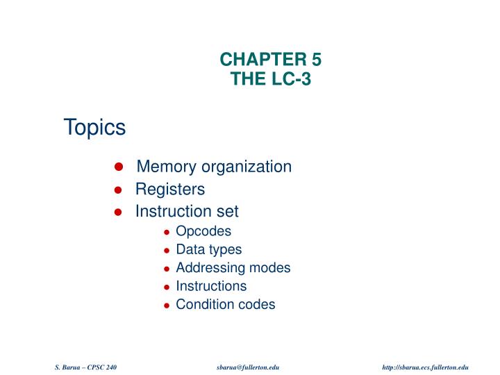 PPT - CHAPTER 5 THE LC-3 PowerPoint Presentation, free download - ID ...