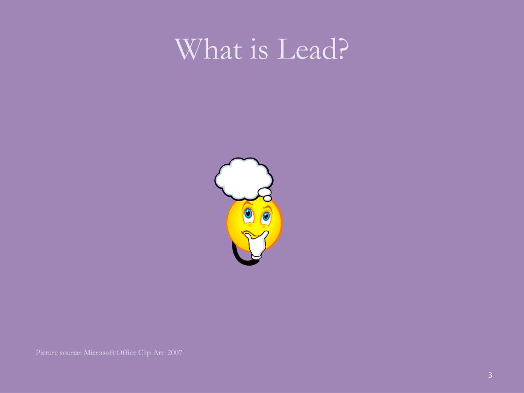 PPT - Children and Lead Leading children toward lead prevention ...