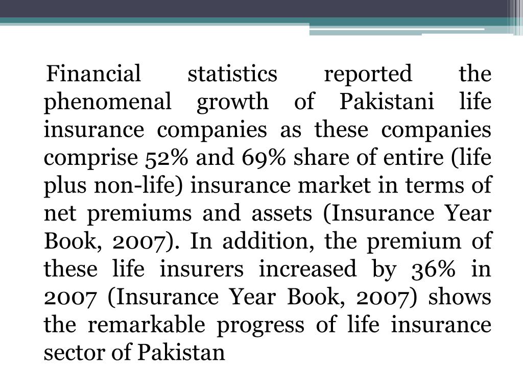PPT - Determinants of Performance: A Case of Life Insurance Sector of ...