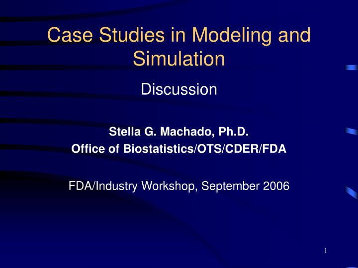 PPT - Case Studies in Modeling and Simulation PowerPoint Presentation ... PPT - Case Studies in Modeling and Simulation PowerPoint Presentation ...