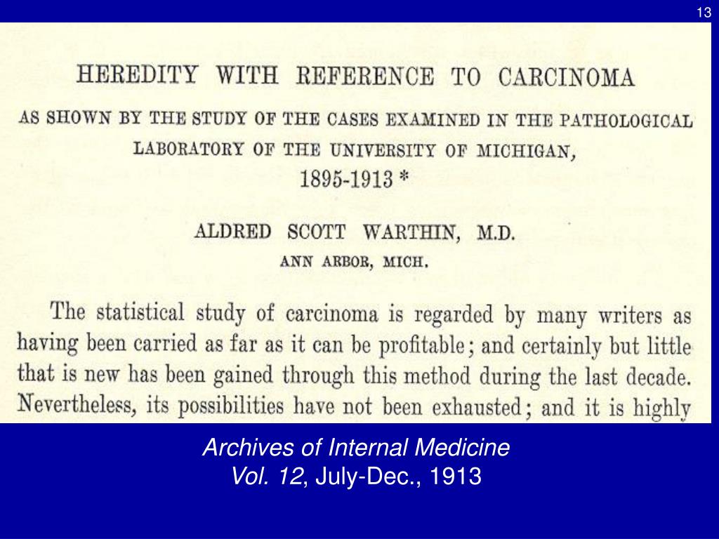 PPT - HEREDITARY COLON CANCER: LYNCH SYNDROME – PAST, PRESENT AND THE ...