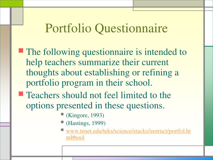 PPT - Using Portfolios in the Classroom PowerPoint Presentation - ID ...