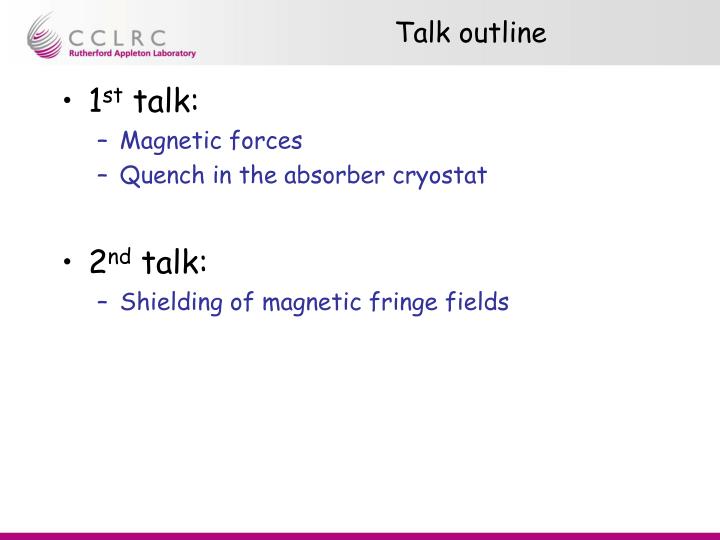 PPT - Talk outline PowerPoint Presentation, free download - ID:3480611