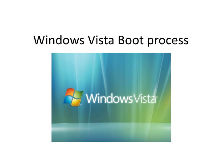 PPT - Windows Vista Boot process PowerPoint Presentation, free download ...