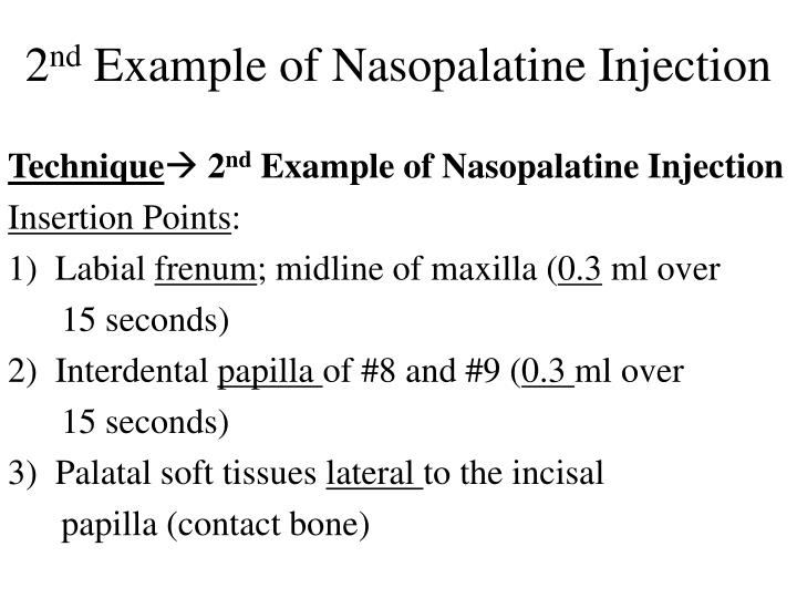 PPT - Maxillary Injection Techniques PowerPoint Presentation - ID:3480977