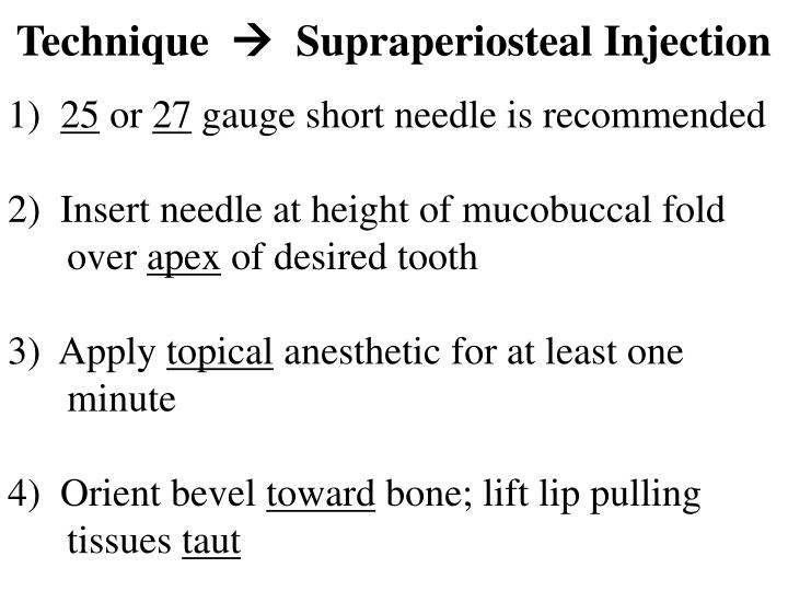 PPT - Maxillary Injection Techniques PowerPoint Presentation - ID:3480977