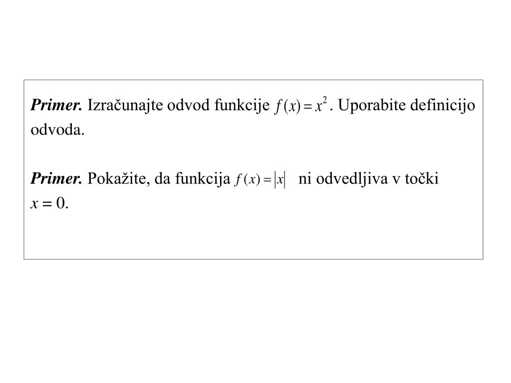 PPT - REALNE FUNKCIJE ENE REALNE SPREMENLJIVKE PowerPoint Presentation ...