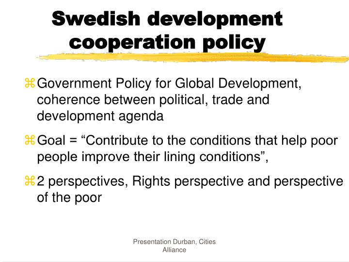 PPT - Swedish development cooperation policy PowerPoint Presentation ...