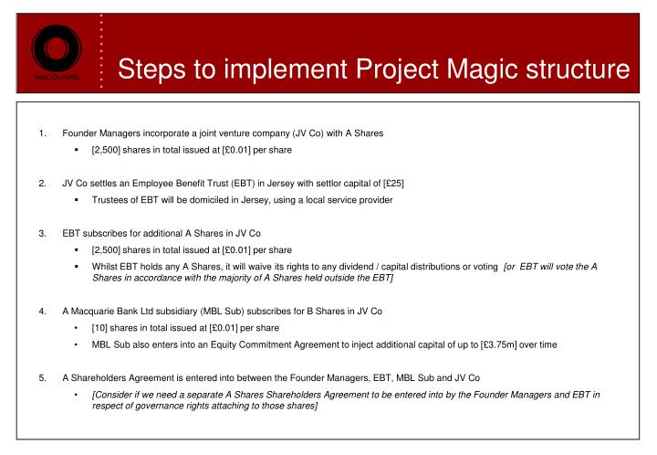 PPT - Steps to implement Project Magic structure PowerPoint ...