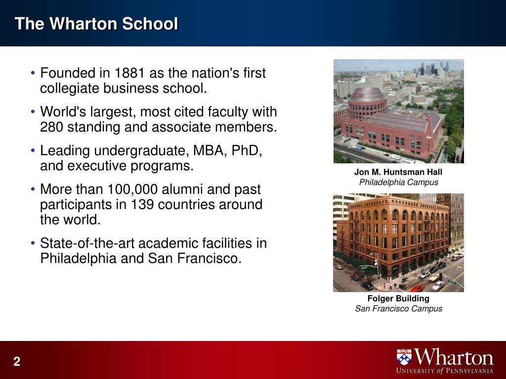 PPT - Lunchtime Spotlight: Wharton Executive Education April 20, 2006 ...