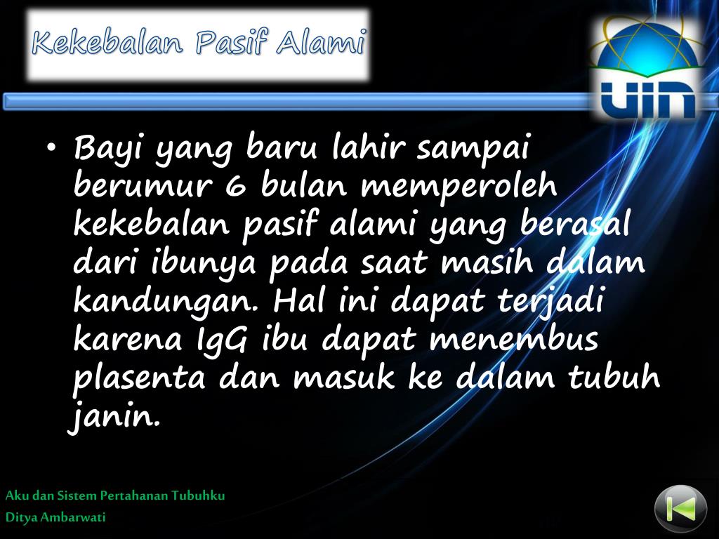 PPT - Aku dan Sistem Pertahanan Tubuhku By: Ditya Ambar PowerPoint Presentation - ID:3482670