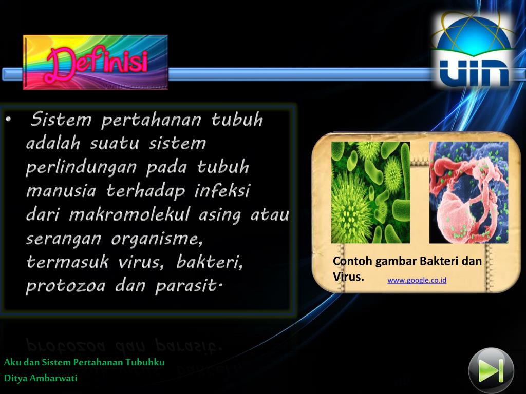 PPT - Aku dan Sistem Pertahanan Tubuhku By: Ditya Ambar PowerPoint Presentation - ID:3482670