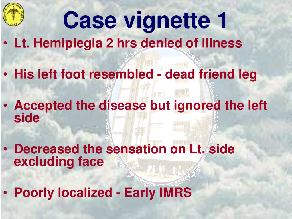 PPT - Intermanual Referral of Sensation in Stroke Patients PowerPoint ...