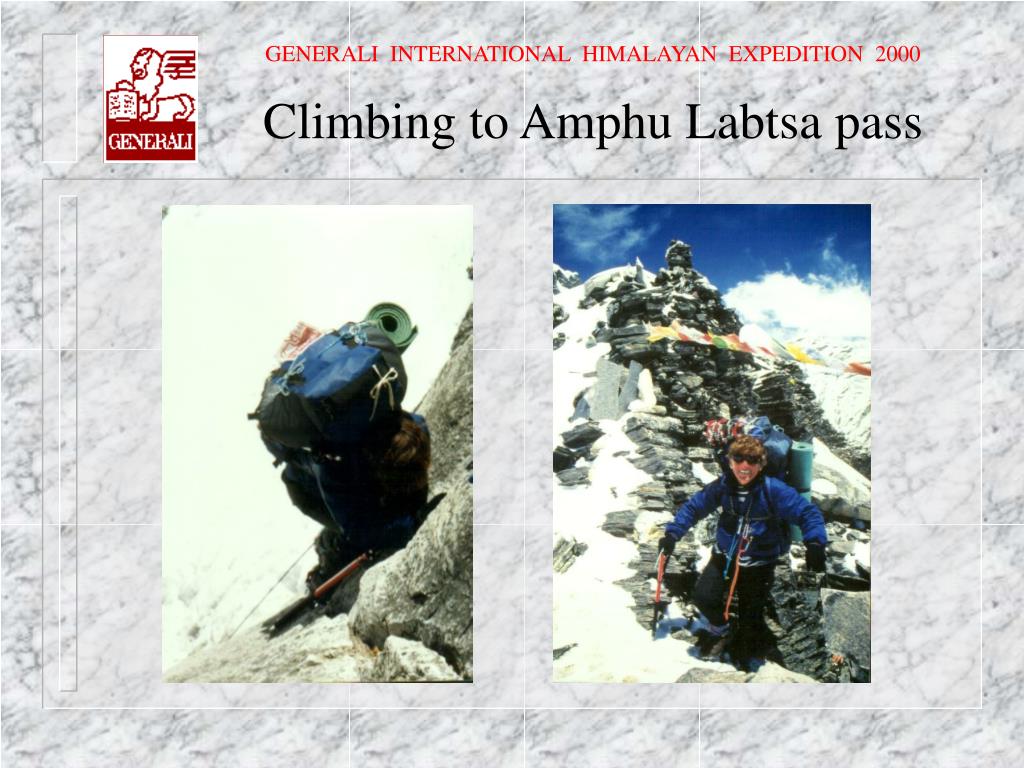 PPT - Generali International Himalayan Expedition 2000: Summit of Mera ...
