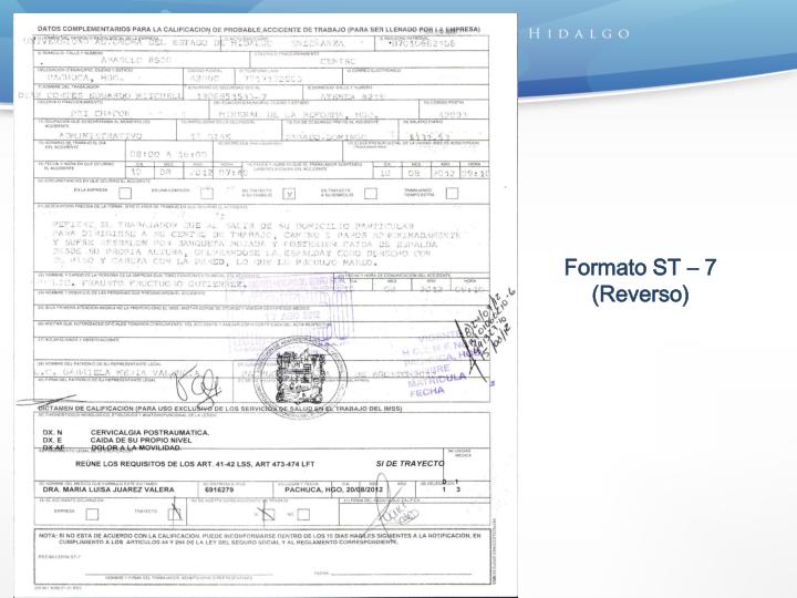 PPT - PROCEDIMIENTO DE INVESTIGACIÓN Y CALIFICACIÓN DE UN ACCIDENTE ...