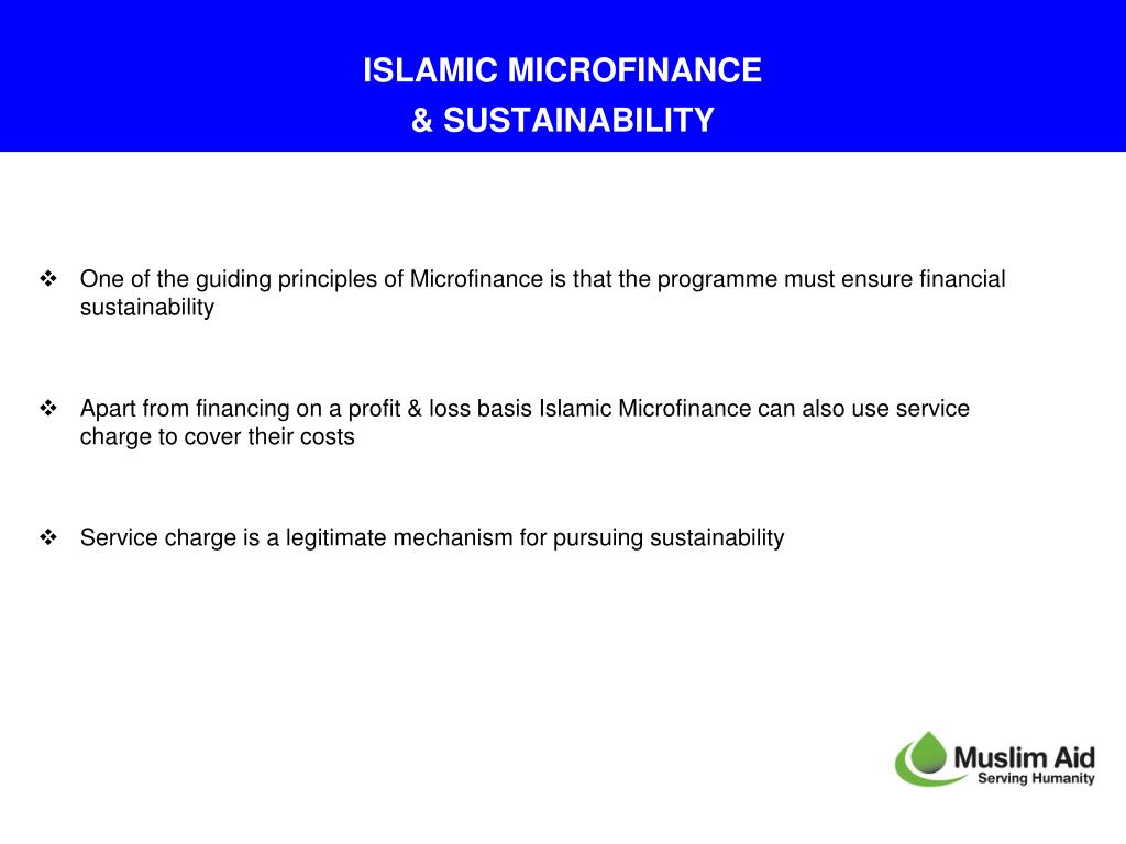 PPT - Applying Islamic Finance Principles to Microfinance ABYAN AHMED ...