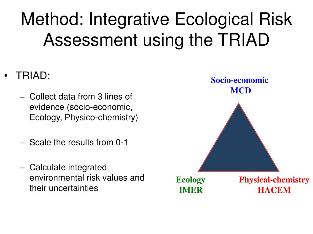 PPT - Applying the TRIAD , a new ERA tool: case study in Phu Long ...