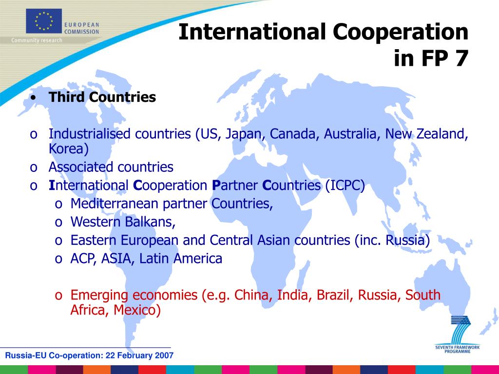 PPT - International Co-operation Concrete opportunities PowerPoint ...