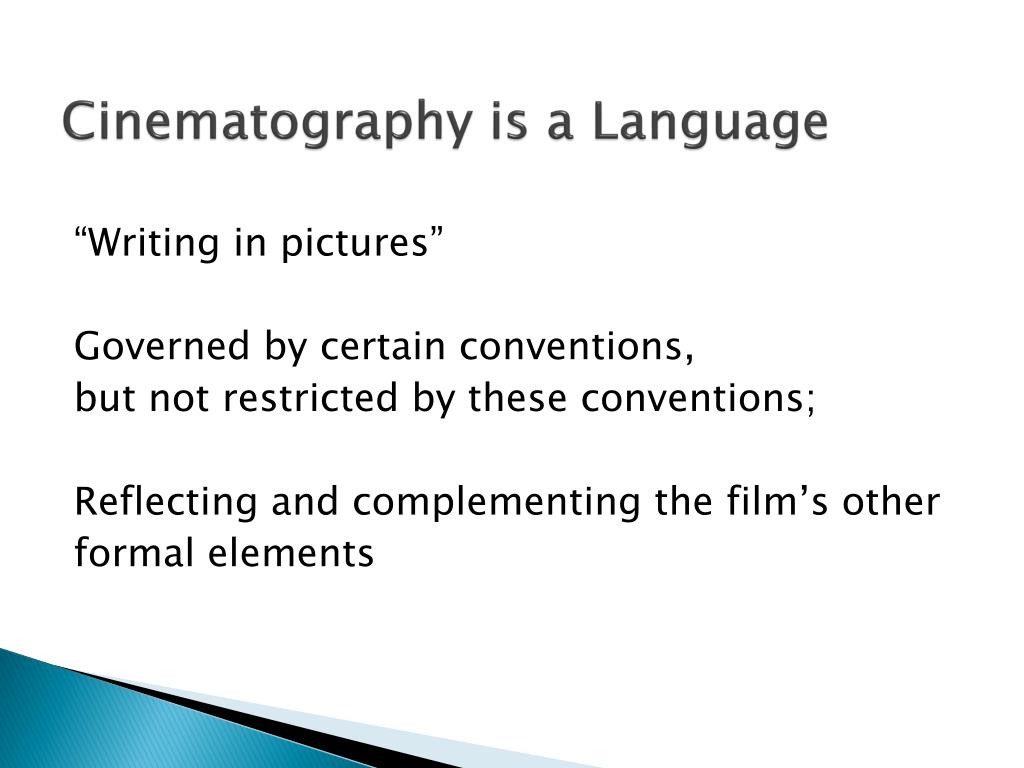 PPT - Looking at Movies, Chapter 6: Cinematography PowerPoint ...