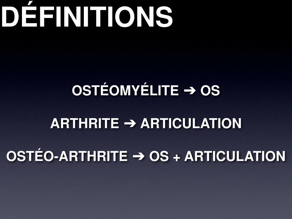 PPT - INFECTIONS OSTÉO-ARTICULAIRES DE L’ENFANT PowerPoint Presentation ...