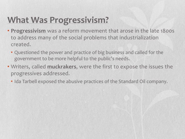 PPT - Chapter 16 – The Progressives PowerPoint Presentation - ID:3486079