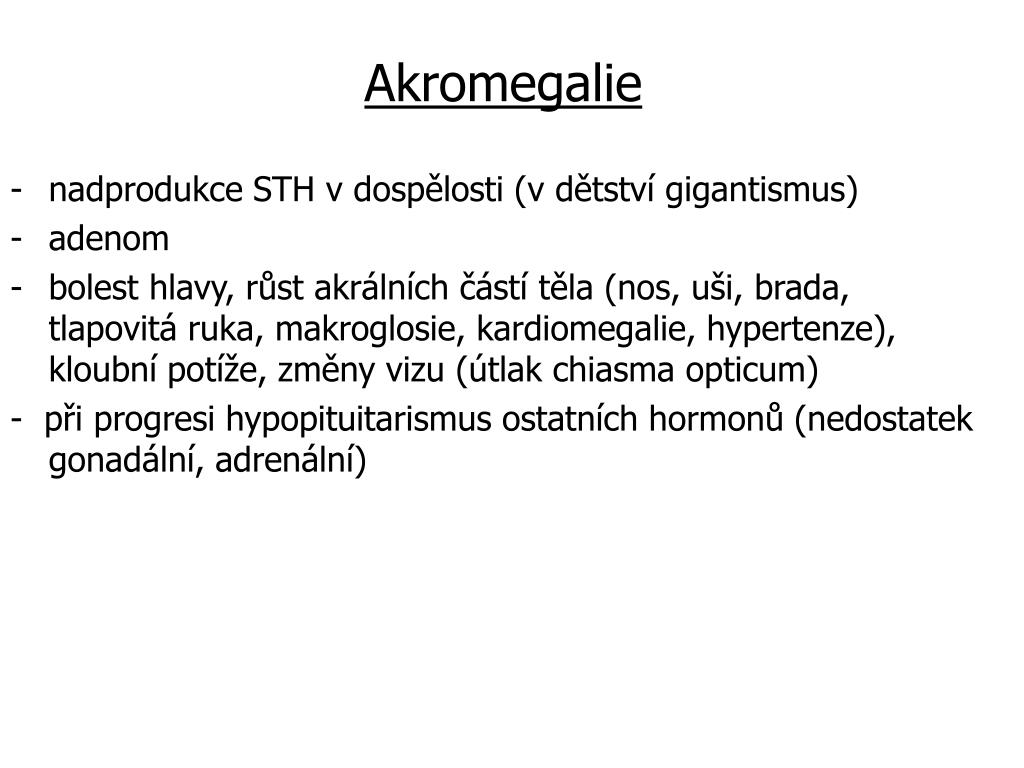 PPT - Patofyziologie endokrinního systému I PowerPoint Presentation ...
