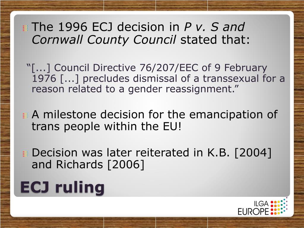PPT - Coverage and inclusion of trans people Silvan Agius , Policy ...