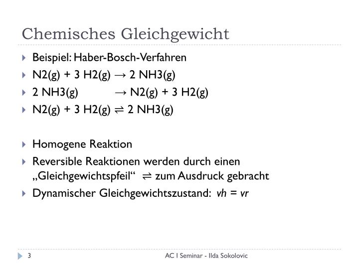 PPT - Massenwirkungsgesetz Chemisches Gleichgewicht PowerPoint ...